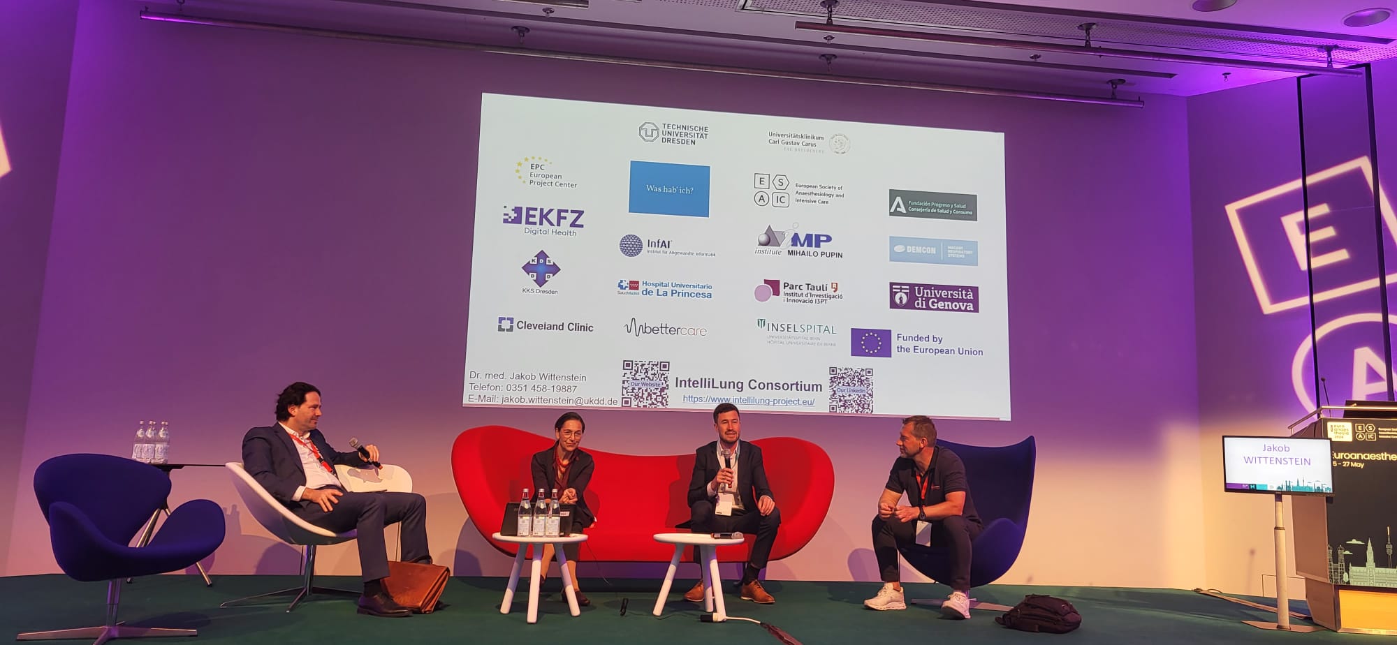IntelliLung Project Presentation at Euroanaesthesia 2024 - IntelliLung
